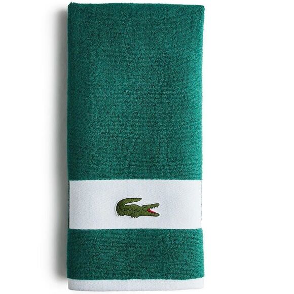 Lacoste | Bath | Lacoste Heritage Sport Stripe 0 Supima Cotton Loops ...